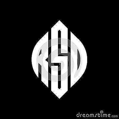 RSD Circle Letter Logo Design With Circle And Ellipse Shape. RSD ...