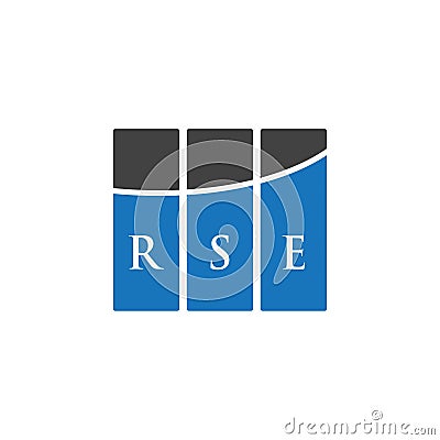 RSE Letter Logo Design On WHITE Background. RSE Creative Initials ...