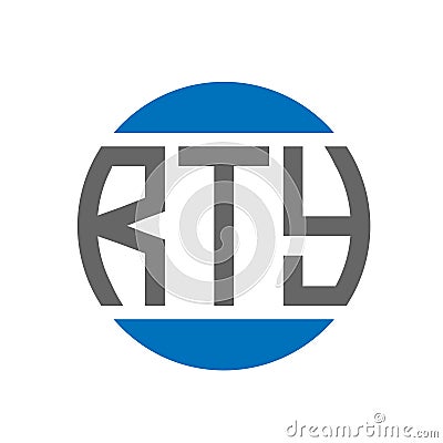RTY Letter Logo Design On White Background. RTY Creative Initials ...