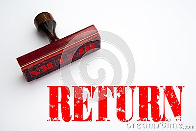 Rubber Stamp With The Word RETURN Stock Photo | CartoonDealer.com #96339690
