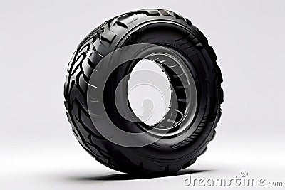 Rubber Tire Treadgrooved Pattern On A Tire Designed For Grip An Royalty ...