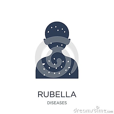 Rubella Icon. Trendy Flat Vector Rubella Icon On White Background From ...
