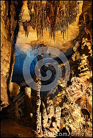 Ruby Falls Cave Royalty Free Stock Images - Image: 9725439