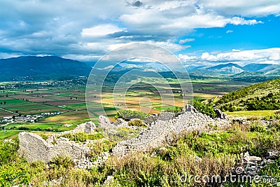 Ruins Of Lekuresi Castle In Saranda, Albania Royalty-Free Stock Image ...