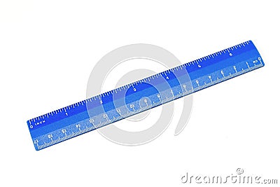 Ruler Blue Stock Photography - Image: 18261822