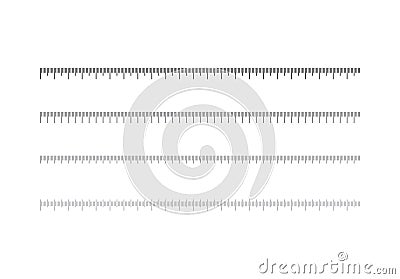 Ruler Scale Measure Measurement Scale Chart Vector | CartoonDealer.com ...