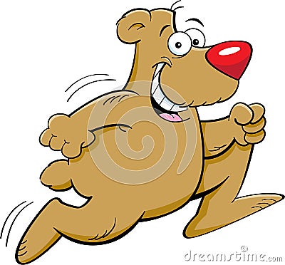 Running Bear Stock Photos - Image: 25604573