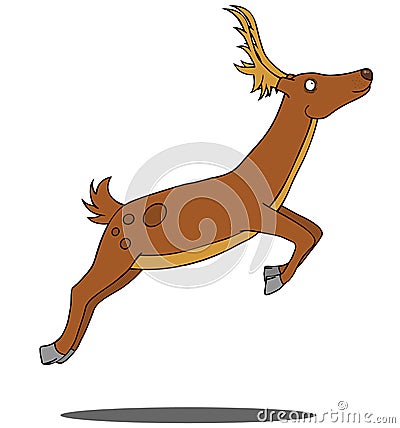 Running Deer Royalty Free Stock Photo - Image: 26838085