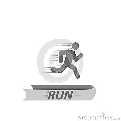Running Man Symbol Royalty-Free Illustration | CartoonDealer.com #47998506