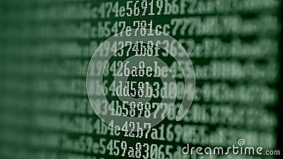 Running Process of the Program Code Background Stock Video - Video of ...