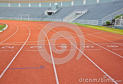 Oval Running Track stock image. Image of stadium, racecourse - 19031429