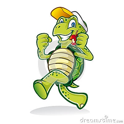Running Turtle Stock Image - Image: 28000861