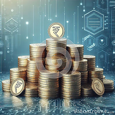 Rupee Currency Wealth Background High Resolution Image Stock Photo ...