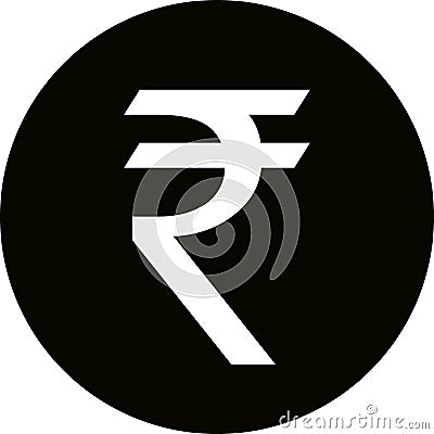 Rupee Symbol In White, Indian Rupee Icon White Indian Rupee Icon ...
