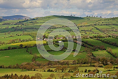 A Rural Landscape In Shropshire, England Stock Photos - Image: 17041493
