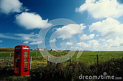 Rural Phone Box Stock Images - Image: 3019514