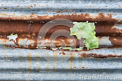 Rust On Galvanized Sheet Stock Photography | CartoonDealer.com #45790712