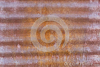Rusted Corrugated Steel Panel Stock Photo | CartoonDealer.com #36750342