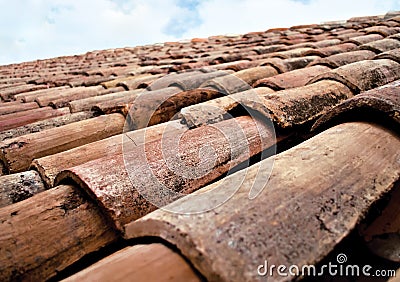 Rustic Roof Tiles Provence France Stock Image - Image: 28486861