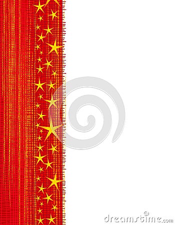 Rustic Star Christmas Border 1 Royalty Free Stock Images - Image: 3551349