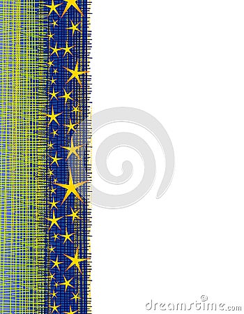 Rustic Star Christmas Border 2 Royalty Free Stock Images - Image: 3551359