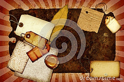 Rusty Collage Stock Image | CartoonDealer.com #10810075