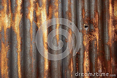 Rusty Corrugated Metal Roof Texture Royalty-Free Stock Photo ...