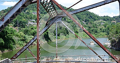A Rusty Old Bridge Known As Silver Bridge In Naranjito Stock Photo ...