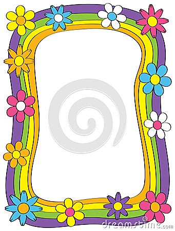 60s 70s Border Stock Photo - Image: 66252689