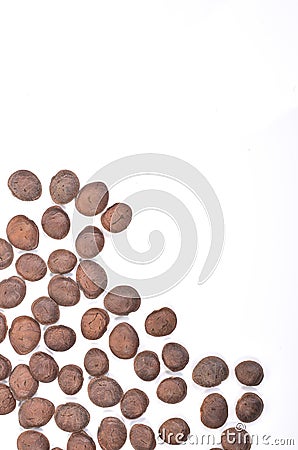 Sacha Inchi, Sacha Mani Or Star Inca Peanut Seed On White Background ...
