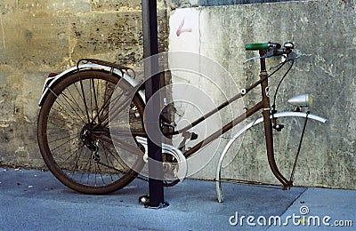 The Sad Bike Stock Images - Image: 7570094