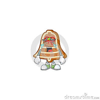 Sad Crying Bell Cookies Cartoon Character Design Style | CartoonDealer ...