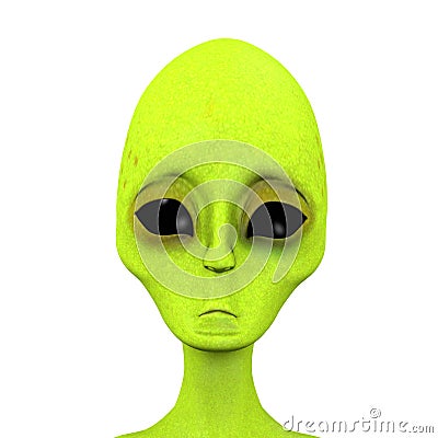 Sad Green Alien Stock Photography - Image: 23592002