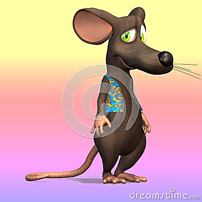 Sad Mouse Character Stock Photos - Image: 3437933