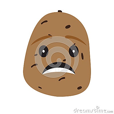 Sad Potato Cartoon | CartoonDealer.com #144871879