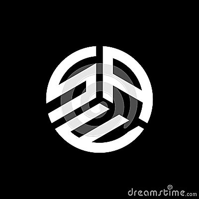 SAE Letter Logo Design On Black Background. SAE Creative Initials ...