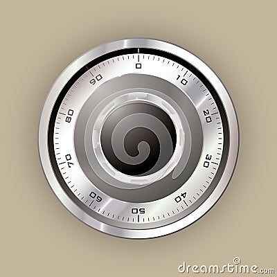 Safe Dial Stock Image - Image: 19639751