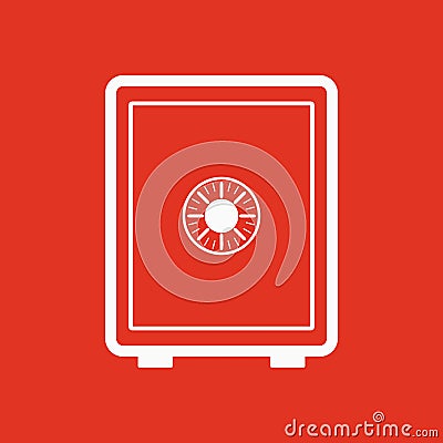 The Safe Icon. Safe Symbol. Flat Stock Vector - Image: 78672688