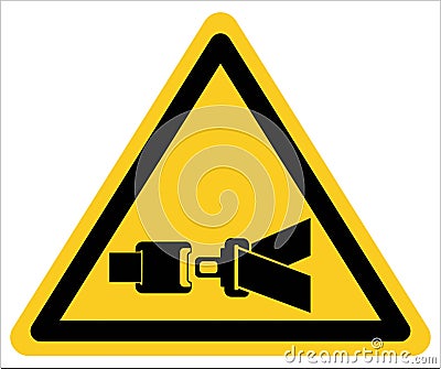 Safety Belt Warning Signs, Notice Signs, Mandatory Signs Vector ...