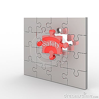 Safety Puzzle Royalty Free Stock Images - Image: 17870299
