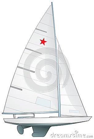 Sailboat. Star Class Yacht Royalty Free Stock Photo - Image: 15130085