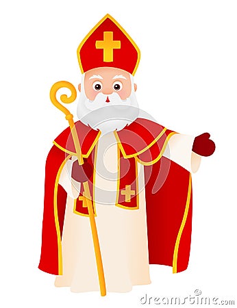 Saint Nicholas Cartoon Character | CartoonDealer.com #162656099