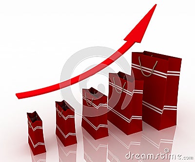 Sales Growth Chart Royalty-Free Stock Image | CartoonDealer.com #22846996