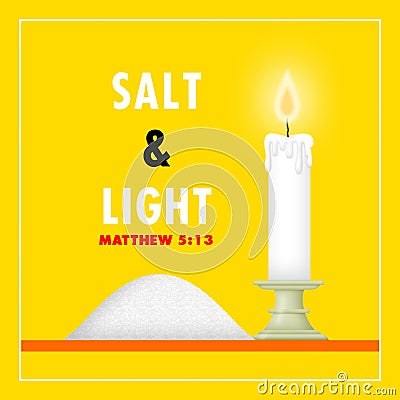 Salt And Light Stock Illustration - Image: 49195584