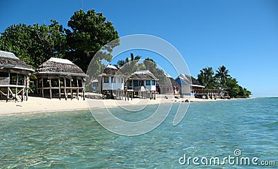 Samoan Huts Royalty-Free Stock Photography | CartoonDealer.com #34969235