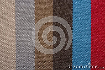 A Sample Of Multi-colored Textures Of Fabrics. Stock Photo ...