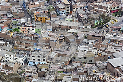 San Cristobel Slums In Lima In Peru Stock Photo - Image: 50691424