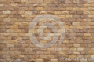 Sandstone Brick Wall Background And Texture. Royalty-Free Stock Photo ...