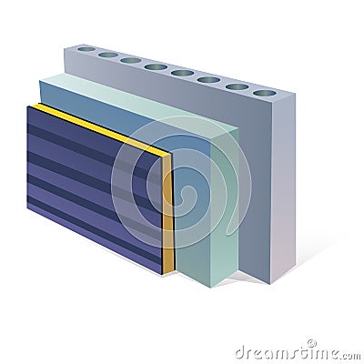 Sandwich Panels Aerocrete Concrete Slabs Royalty Free Stock Images ...