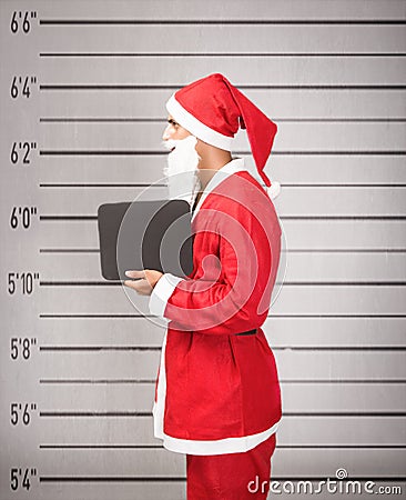 Santa Claus In Prison Stock Photo - Image: 44666355